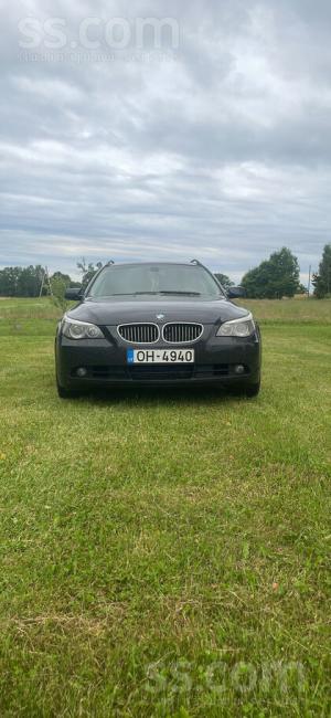 Melns BMW 525 2006 Madona, ar dzinēja tilpumu 2.50 L un nobraukumu 288 tūkst. km par 2700 €, foto  vietnē AUTOMOTO.COM.LV