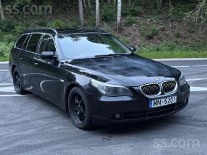 Melns BMW 525 2006 Rīga, ar dzinēja tilpumu 2.50 L un nobraukumu 396 tūkst. km par 1750 €, foto  vietnē AUTOMOTO.COM.LV