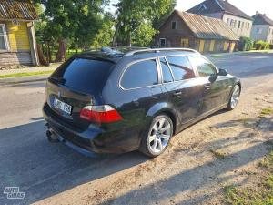 Black BMW 525 2006 in Pasvalys, with an engine capacity of 2.50 L and mileage of 421 thousand km for 2850 €, photo 4 on AUTOMOTO.COM.LV