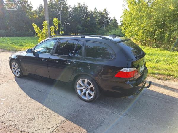 Black BMW 525 2006 in Pasvalys, with an engine capacity of 2.50 L and mileage of 421 thousand km for 2850 €, photo 4 on AUTOMOTO.COM.LV