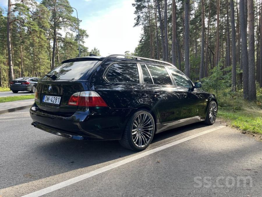 Melns BMW 525 2006 Rīga, ar dzinēja tilpumu 2.50 L un nobraukumu 370 tūkst. km par 3150 €, foto 6 vietnē AUTOMOTO.COM.LV