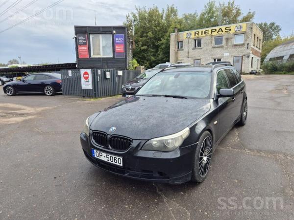 Melns BMW 525 2006 Rīga, ar dzinēja tilpumu 2.50 L un nobraukumu 470 tūkst. km par 2590 €, foto 1 vietnē AUTOMOTO.COM.LV