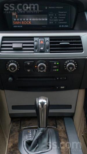 Melns BMW 525 2006 Rīga, ar dzinēja tilpumu 2.50 L un nobraukumu 470 tūkst. km par 2590 €, foto 14 vietnē AUTOMOTO.COM.LV