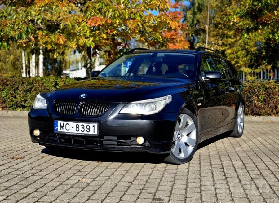 Melns BMW 525 2006 Jelgava, ar dzinēja tilpumu 2.50 L un nobraukumu 308 tūkst. km par 3000 €, foto 3 vietnē AUTOMOTO.COM.LV