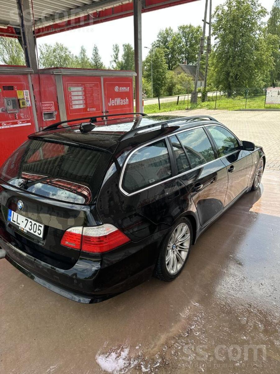 Melns BMW 525 2007 Rēzekne, ar dzinēja tilpumu 3.00 L un nobraukumu 382 tūkst. km par 2700 €, foto 7 vietnē AUTOMOTO.COM.LV