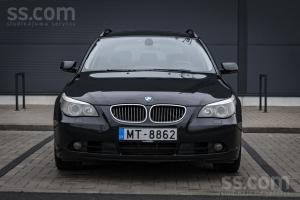 Black BMW 525 2007 in Riga, with an engine capacity of 2.50 L and mileage of 0 thousand km for 3990 €, photo 2 on AUTOMOTO.COM.LV