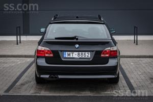 Black BMW 525 2007 in Riga, with an engine capacity of 2.50 L and mileage of 0 thousand km for 3990 €, photo 5 on AUTOMOTO.COM.LV