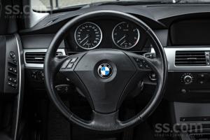 Black BMW 525 2007 in Riga, with an engine capacity of 2.50 L and mileage of 0 thousand km for 3990 €, photo 18 on AUTOMOTO.COM.LV