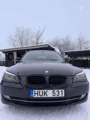 Black BMW 525 2007 in Vilnius, with an engine capacity of 3.00 L and mileage of 485 thousand km for 3300 €, photo 4 on AUTOMOTO.COM.LV
