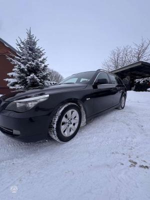 Black BMW 525 2007 in Vilnius, with an engine capacity of 3.00 L and mileage of 485 thousand km for 3300 €, photo 5 on AUTOMOTO.COM.LV