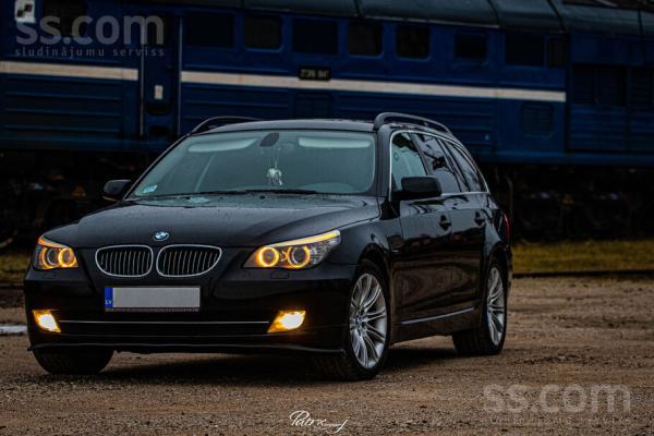 Melns BMW 525 2007 Ventspils, ar dzinēja tilpumu 3.00 L un nobraukumu 388 tūkst. km par 5000 €, foto 1 vietnē AUTOMOTO.COM.LV