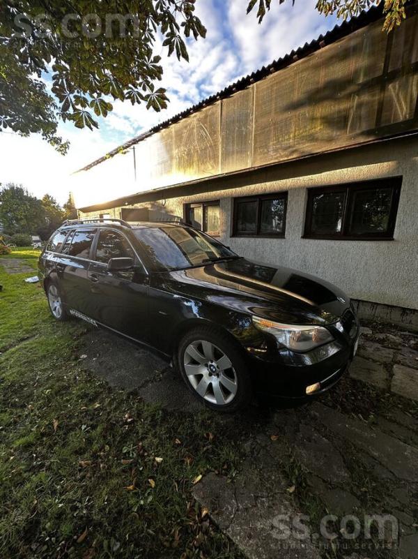 Melns BMW 525 2007 Ventspils, ar dzinēja tilpumu 3.00 L un nobraukumu 388 tūkst. km par 5000 €, foto 6 vietnē AUTOMOTO.COM.LV