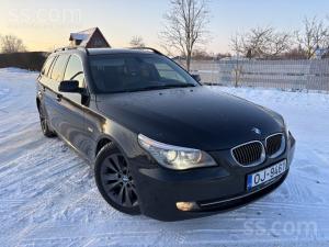 Black BMW 525 2007 in Bauska, with an engine capacity of 2.50 L and mileage of 444 thousand km for 3150 €, photo 3 on AUTOMOTO.COM.LV