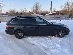 Black BMW 525 2007 in Bauska, with an engine capacity of 2.50 L and mileage of 444 thousand km for 3150 €, photo 12 on AUTOMOTO.COM.LV