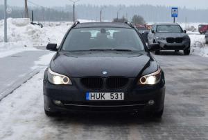 Black BMW 525 2007 in Vilnius, with an engine capacity of 2.99 L and mileage of 485 thousand km for 3450 €, photo 2 on AUTOMOTO.COM.LV