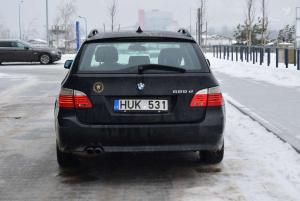 Black BMW 525 2007 in Vilnius, with an engine capacity of 2.99 L and mileage of 485 thousand km for 3450 €, photo 5 on AUTOMOTO.COM.LV