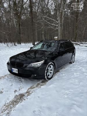 Black BMW 525 2007 in Alytus, with an engine capacity of 3.00 L and mileage of 366 thousand km for 3900 €, photo  on AUTOMOTO.COM.LV