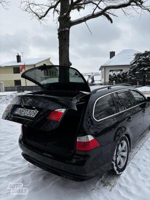 Black BMW 525 2007 in Alytus, with an engine capacity of 3.00 L and mileage of 366 thousand km for 3900 €, photo 7 on AUTOMOTO.COM.LV