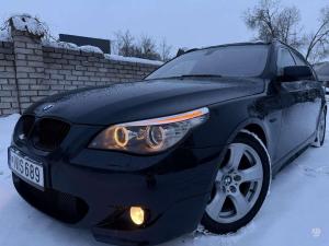 Black BMW 525 2007 in Kaunas, with an engine capacity of 2.99 L and mileage of 307 thousand km for 5700 €, photo  on AUTOMOTO.COM.LV