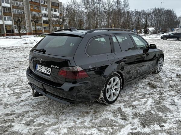 Melns BMW 525 2007 Kauņa, ar dzinēja tilpumu 3.00 L un nobraukumu 412 tūkst. km par 3600 €, foto 3 vietnē AUTOMOTO.COM.LV
