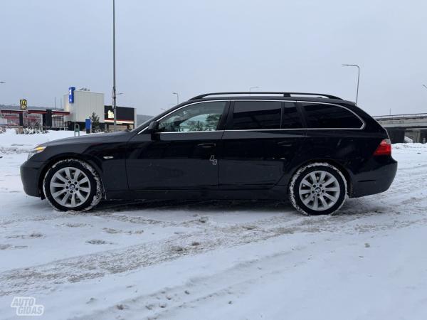 Black BMW 525 2007 in Vilnius, with an engine capacity of 3.00 L and mileage of 330 thousand km for 3600 €, photo 7 on AUTOMOTO.COM.LV