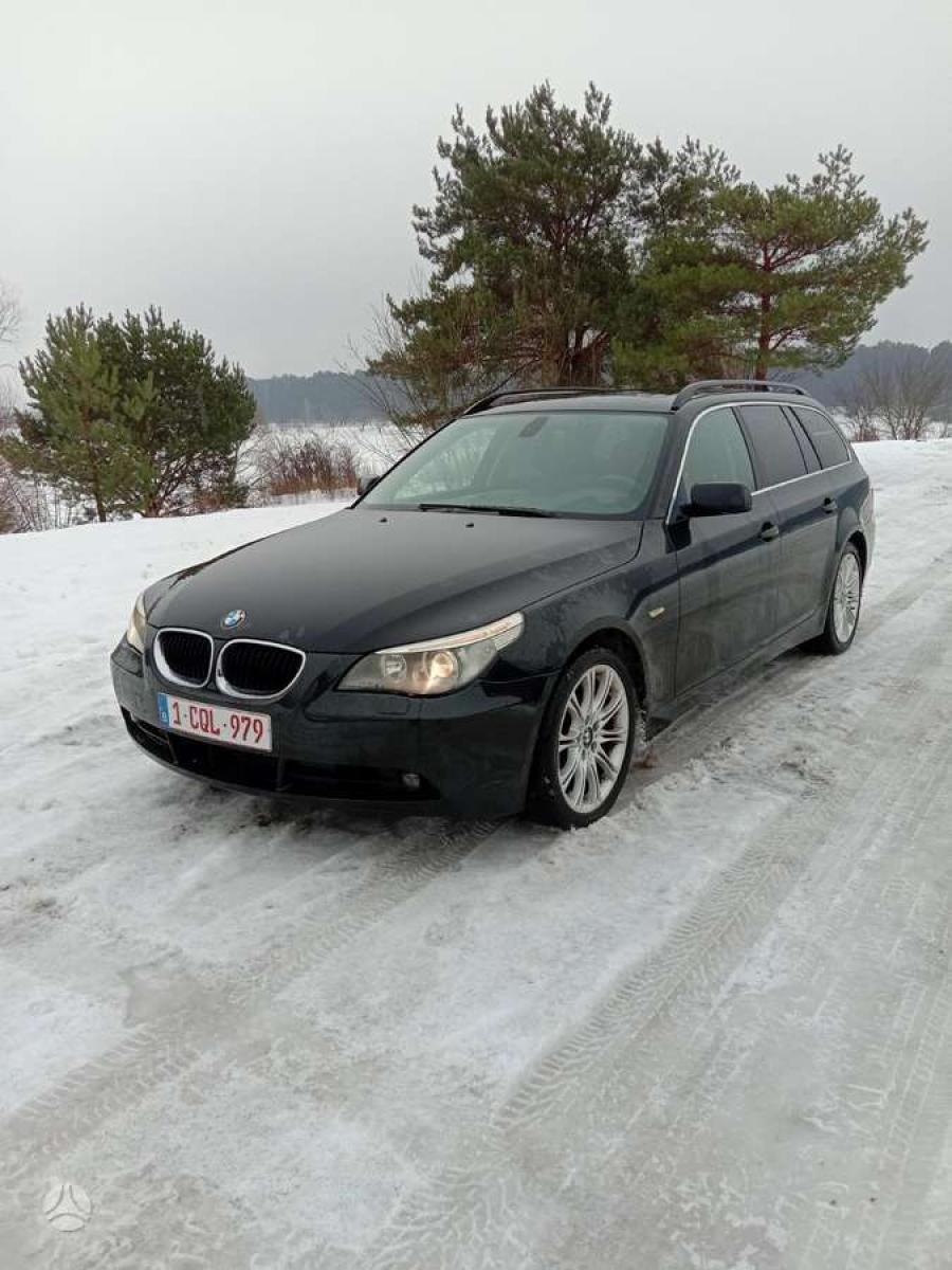 Melns BMW 525 2007 Kauņa, ar dzinēja tilpumu 2.50 L un nobraukumu 220 tūkst. km par 4350 €, foto 1 vietnē AUTOMOTO.COM.LV