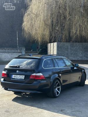 Black BMW 525 2007 in Kaunas, with an engine capacity of 3.00 L and mileage of 377 thousand km for 4350 €, photo 3 on AUTOMOTO.COM.LV