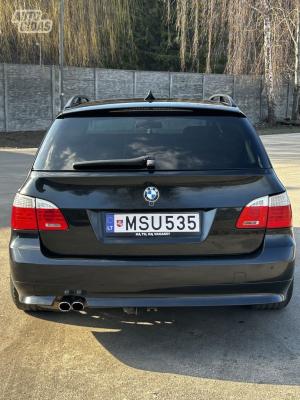 Black BMW 525 2007 in Kaunas, with an engine capacity of 3.00 L and mileage of 377 thousand km for 4350 €, photo 5 on AUTOMOTO.COM.LV