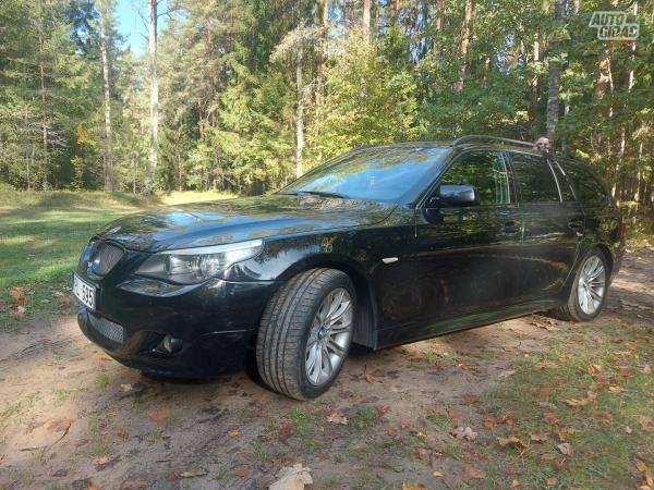 Black BMW 525 2007 in Marijampole, with an engine capacity of 3.00 L and mileage of 446 thousand km for 3400 €, photo 5 on AUTOMOTO.COM.LV