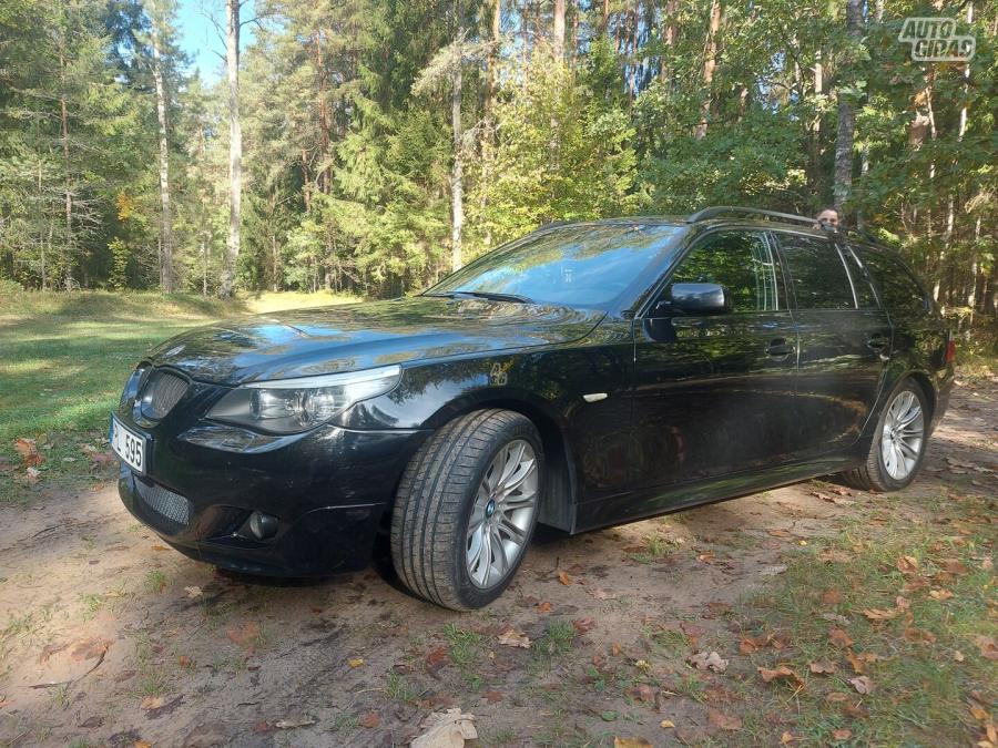 Black BMW 525 2007 in Marijampole, with an engine capacity of 3.00 L and mileage of 446 thousand km for 3400 €, photo 6 on AUTOMOTO.COM.LV