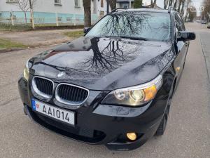 Black BMW 525 2007 in Alytus, with an engine capacity of 2.50 L and mileage of 312 thousand km for 3250 €, photo 3 on AUTOMOTO.COM.LV