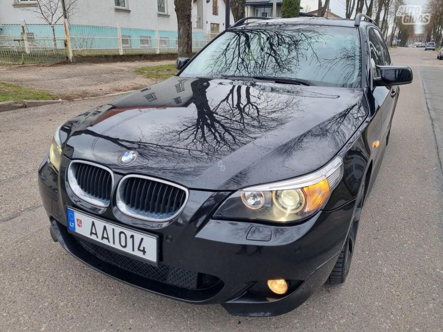 Black BMW 525 2007 in Alytus, with an engine capacity of 2.50 L and mileage of 312 thousand km for 3250 €, photo 3 on AUTOMOTO.COM.LV