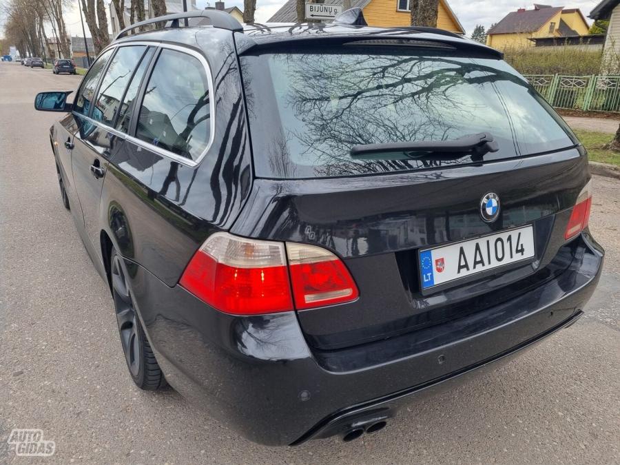 Black BMW 525 2007 in Alytus, with an engine capacity of 2.50 L and mileage of 312 thousand km for 3250 €, photo 5 on AUTOMOTO.COM.LV
