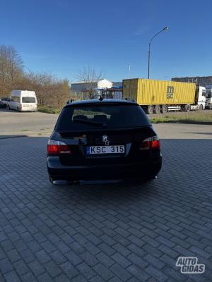 Black BMW 525 2007 in Klaipeda, with an engine capacity of 2.50 L and mileage of 401 thousand km for 2950 €, photo 4 on AUTOMOTO.COM.LV