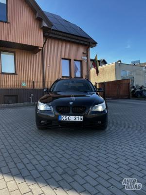 Black BMW 525 2007 in Klaipeda, with an engine capacity of 2.50 L and mileage of 401 thousand km for 2950 €, photo 7 on AUTOMOTO.COM.LV