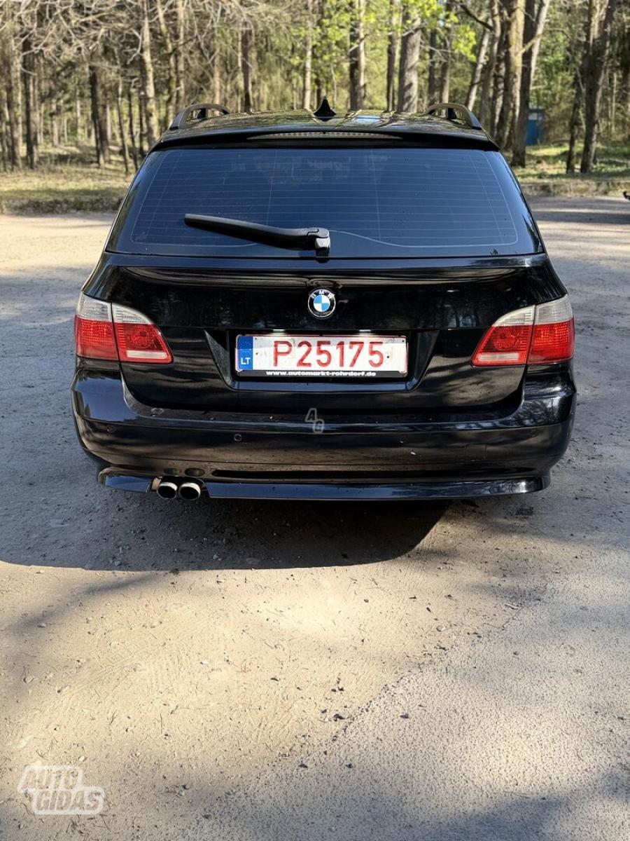 Melns BMW 525 2007 Kauņa, ar dzinēja tilpumu 2.50 L un nobraukumu 400 tūkst. km par 2499 €, foto 3 vietnē AUTOMOTO.COM.LV