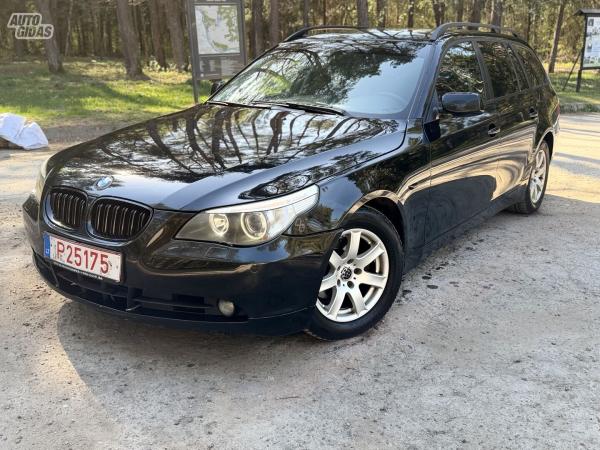 Black BMW 525 2007 in Kaunas, with an engine capacity of 2.50 L and mileage of 390 thousand km for 2400 €, photo 5 on AUTOMOTO.COM.LV