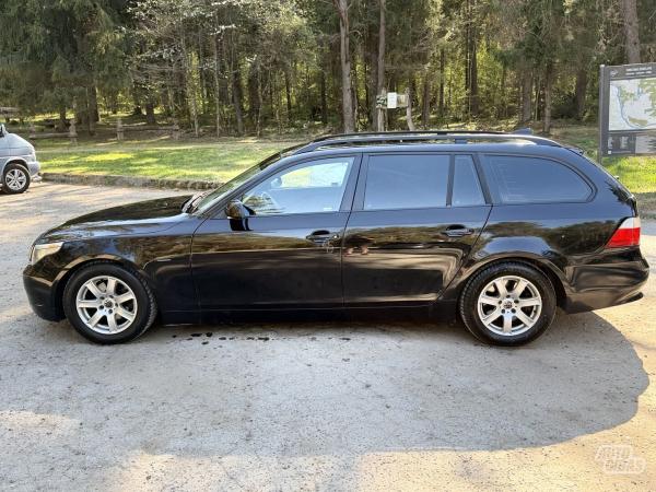 Black BMW 525 2007 in Kaunas, with an engine capacity of 2.50 L and mileage of 390 thousand km for 2400 €, photo 9 on AUTOMOTO.COM.LV