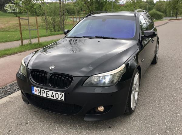 Melns BMW 525 2007 Viļņa, ar dzinēja tilpumu 3.00 L un nobraukumu 410 tūkst. km par 4950 €, foto 1 vietnē AUTOMOTO.COM.LV