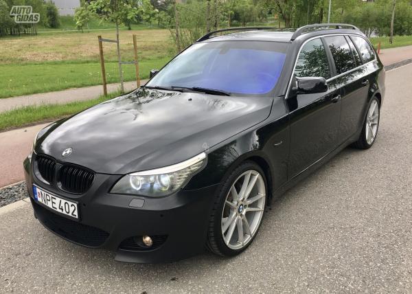 Melns BMW 525 2007 Viļņa, ar dzinēja tilpumu 3.00 L un nobraukumu 410 tūkst. km par 4950 €, foto 2 vietnē AUTOMOTO.COM.LV