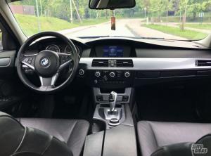 Black BMW 525 2007 in Vilnius, with an engine capacity of 3.00 L and mileage of 410 thousand km for 4950 €, photo 12 on AUTOMOTO.COM.LV