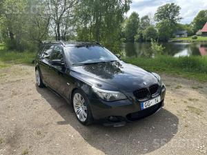 Black BMW 525 2007 in Ogre, with an engine capacity of 3.00 L and mileage of 306 thousand km for 4990 €, photo  on AUTOMOTO.COM.LV