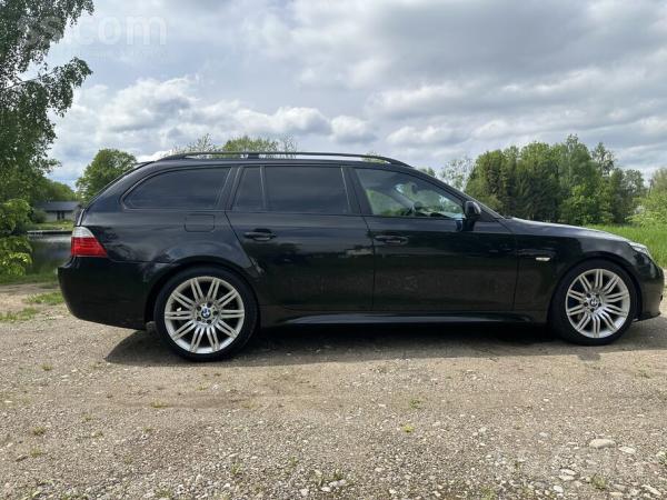 Black BMW 525 2007 in Ogre, with an engine capacity of 3.00 L and mileage of 306 thousand km for 4990 €, photo 7 on AUTOMOTO.COM.LV
