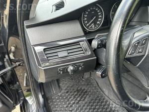 Black BMW 525 2007 in Ogre, with an engine capacity of 3.00 L and mileage of 306 thousand km for 4990 €, photo 14 on AUTOMOTO.COM.LV