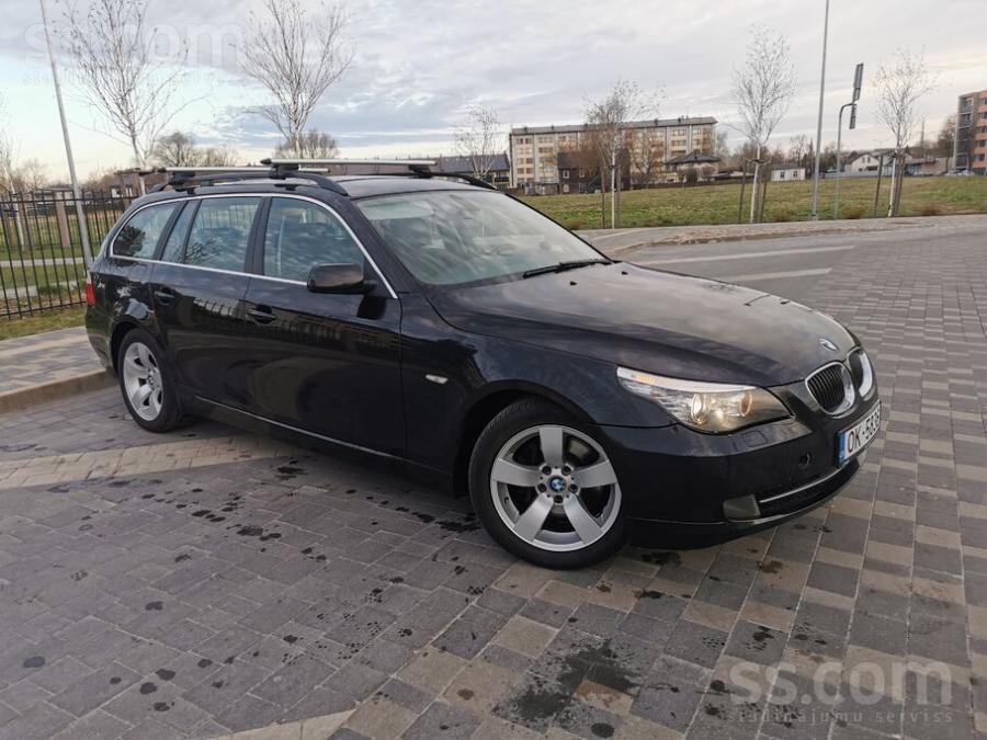 Melns BMW 525 2007 Jelgava, ar dzinēja tilpumu 3.00 L un nobraukumu 319 tūkst. km par 5100 €, foto 3 vietnē AUTOMOTO.COM.LV