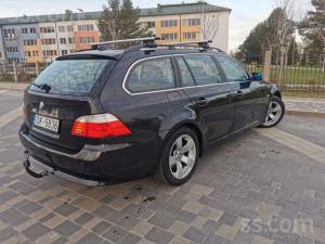 Melns BMW 525 2007 Jelgava, ar dzinēja tilpumu 3.00 L un nobraukumu 319 tūkst. km par 5100 €, foto 5 vietnē AUTOMOTO.COM.LV