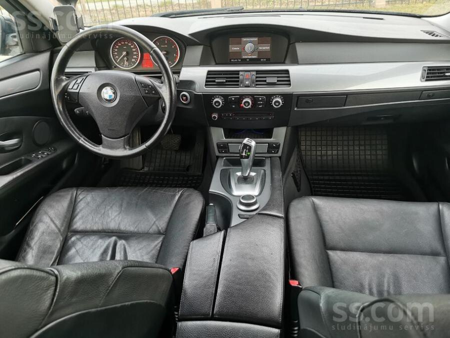 Melns BMW 525 2007 Jelgava, ar dzinēja tilpumu 3.00 L un nobraukumu 319 tūkst. km par 5100 €, foto 6 vietnē AUTOMOTO.COM.LV