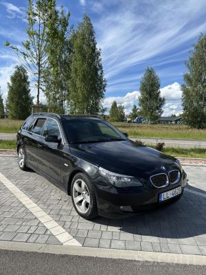 Черный БМВ 525 2007 в Елгава, объемом двигателя 3.00 л и пробегом 341 тыс. км за 4500 €, фото  на AUTOMOTO.COM.LV