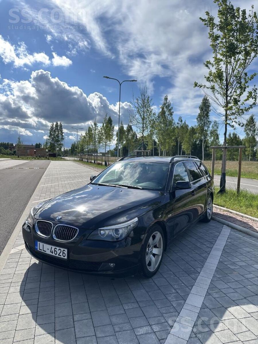 Melns BMW 525 2007 Jelgava, ar dzinēja tilpumu 3.00 L un nobraukumu 341 tūkst. km par 4500 €, foto 4 vietnē AUTOMOTO.COM.LV