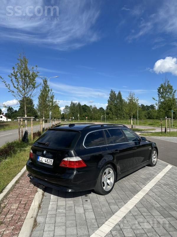 Melns BMW 525 2007 Jelgava, ar dzinēja tilpumu 3.00 L un nobraukumu 341 tūkst. km par 4500 €, foto 4 vietnē AUTOMOTO.COM.LV